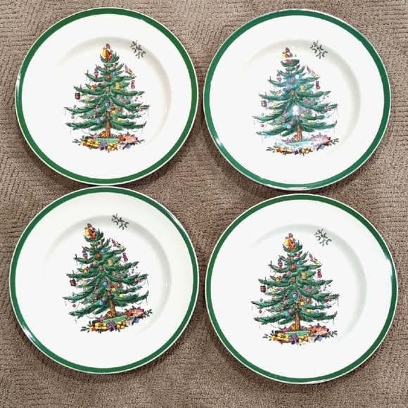 Spode | Dining | Genuine English Spode Four 4 Fine China Christmas Tree ...